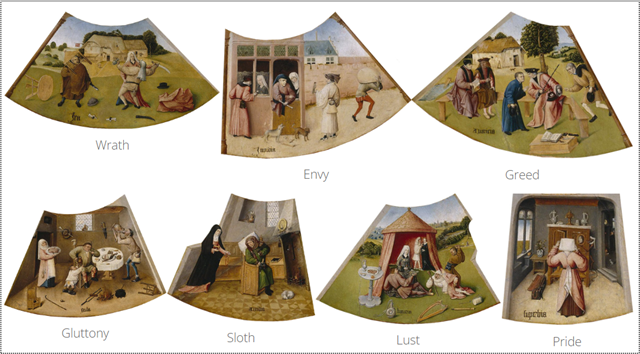 Church Art – “Table of the Seven Deadly Sins” - Medical Missionaries of ...